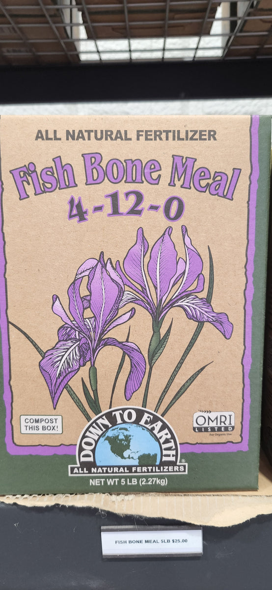 Fish Bone Meal 5lb – DFW Organic Growing